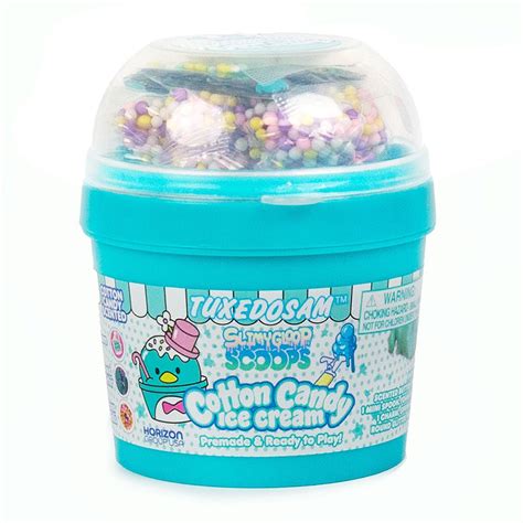 Slimygloop Scoops Tuxedo Sam Cotton Candy Ice Cream Mastermind Toys