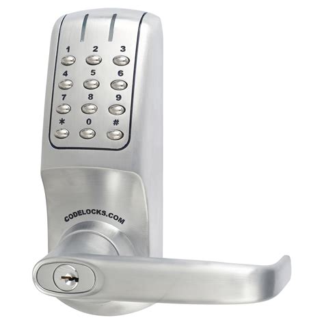 Codelocks Cl5020 Electronic Lock Brushed Steel Ironmongerydirect