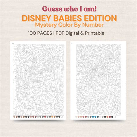 Disney Color By Number Coloring Book Princess Color By Number By Beth
