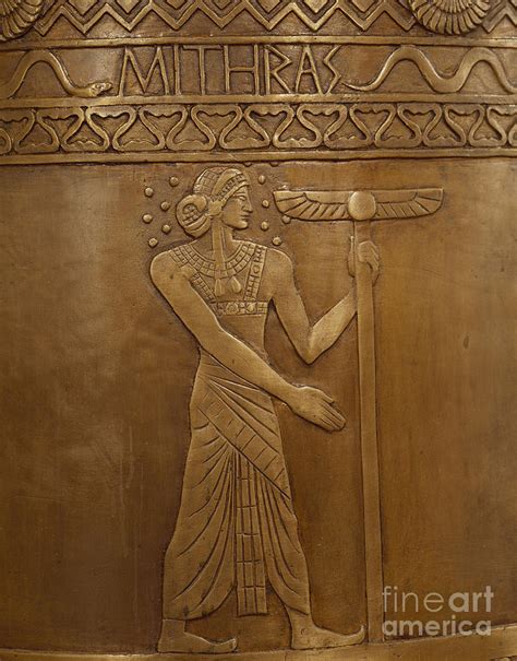 Mithras Zoroastrian Divinity Photograph By Photo Researchers Fine
