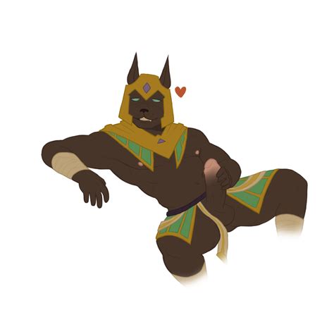 Rule 34 1boy Anubis Big Balls Big Penis Furry Gay League Of Legends