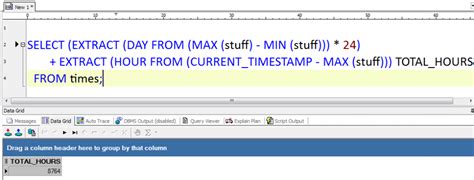 Oracle Function Extract