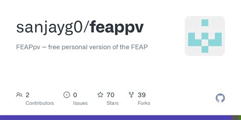 Github Sanjayg0feappv Feappv Free Personal Version Of The Feap