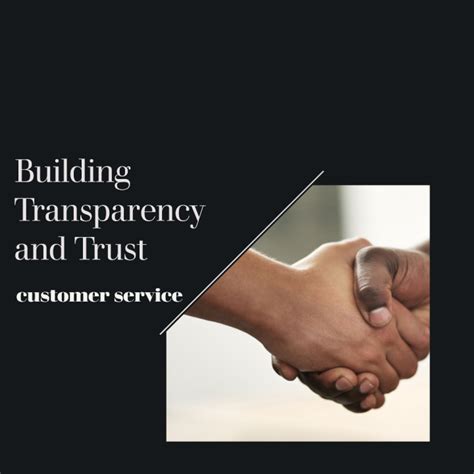 Transparency And Trust