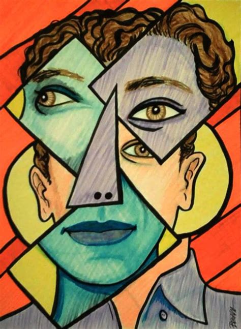 Cubist Portraits Kato Creative Cubist Portraits Cubist Drawing
