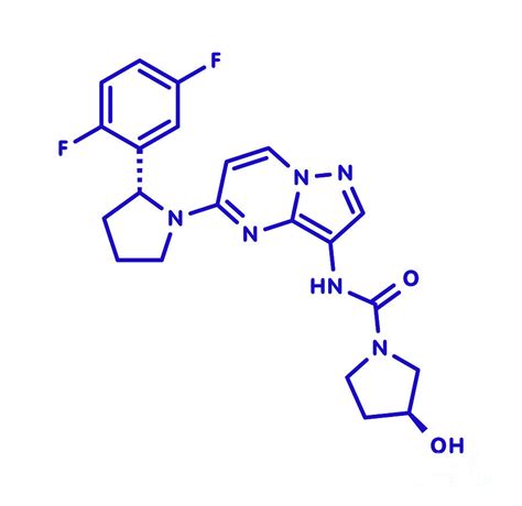 Larotrectinib Cancer Drug Molecule 6 By Science Photo Library