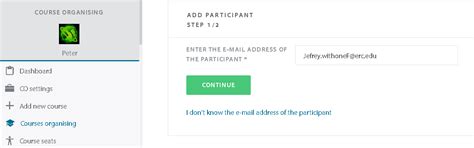 how to add faculty and participants to your course erc support
