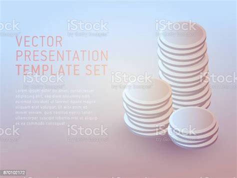 벡터 3d 비즈니스 테마 프레 젠 테이 션 서식 파일 설정 0명에 대한 스톡 벡터 아트 및 기타 이미지 0명 3차원 형태 개념 Istock