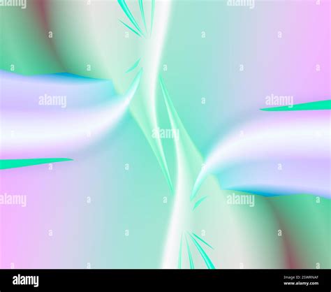 Abstract Wave Fluid Shapes Gradient Background 3d Digital Artwork