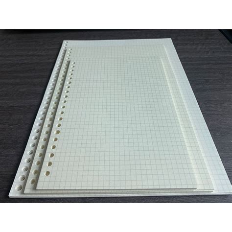 Loose Leaf A5 B5 A4 Refillable Notebook Shell Binder Notebook College Notepad B5 Paper Refill