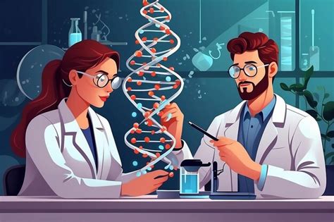 Premium Photo Scientists Working With Dna Analysis Genetic