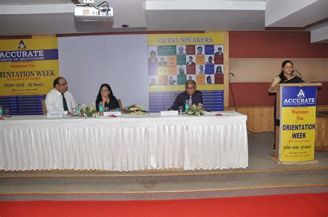 Orientation Day Three Pgdm Batch 2018 20 Blog Accurate Group Of Institutions One Of The
