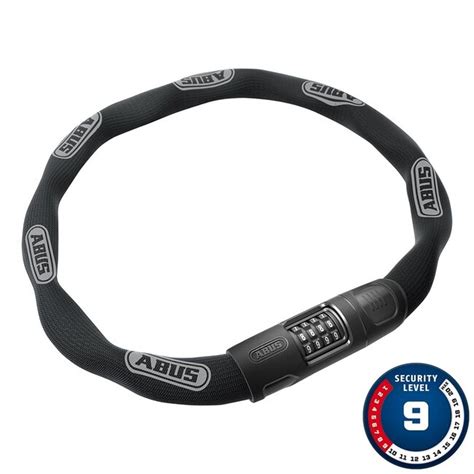 Abus 8808c Chain Lock Combination 8mm85cm Black Clever Cycles