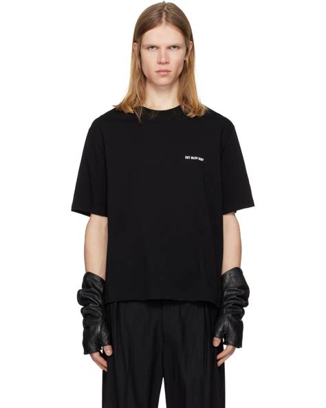 Det Blev Sent Logo T Shirt In Black For Men Lyst Canada