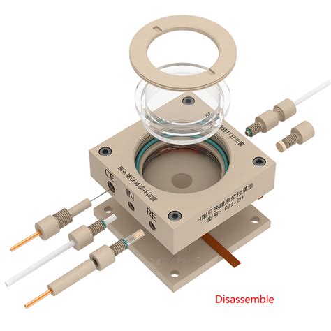 In Situ Raman Spectroscopy Electrochemical Cell Fcxbattery