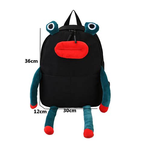Fashion Personality Teen Funny Frog Cute Harajuku Backpack Bags