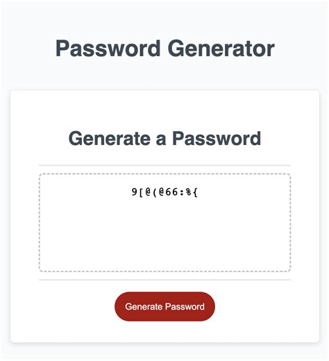 Github Beenarobmodule 3 Challenge Submission2 This Password Generator Starter Code Helps