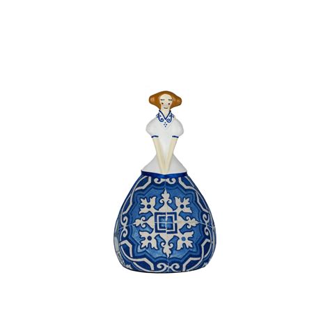 Ceramic Doll Tile Costume 25cm 9 8in Loveitportugal