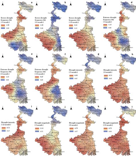 Factors Used For Meteorological Drought Index Severe Drought Frequency Download Scientific