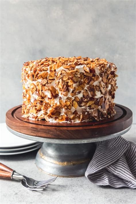 San Jose Burnt Almond Cake House Of Nash Eats