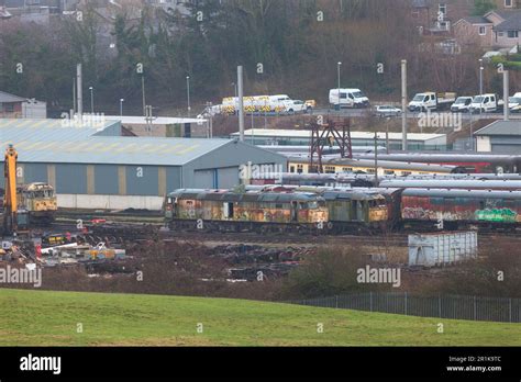 Withdrawn Class 47 Locomotives 47492 47776 Awaiting Their Fate The