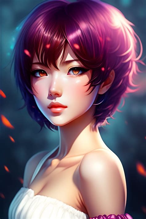 Lexica Create A High Resolution Artwork Of Anime Girl With Blue Eyes