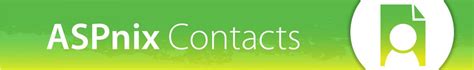 Contacts Aspnix Web Hosting