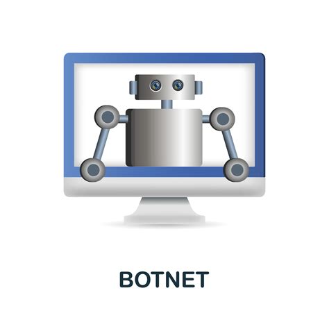 Botnet Icon 3d Illustration From Cybercrime Collection Creative Botnet 3d Icon For Web Design