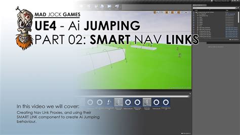ai jumping in ue4 part 02 smart nav links youtube