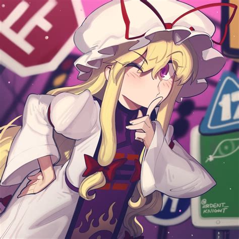 Yakumo Yukari Touhou Drawn By Boabrianoa Danbooru