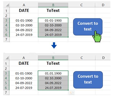 How To Convert Date To Number String Or Text Format In Excel