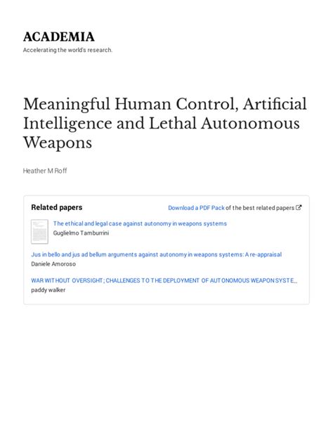 Roff Moyes Meaningful Human Control With Cover Page V2 Pdf System