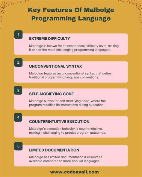 Key Features Of Malbolge Programming Language Rknowledgecenter