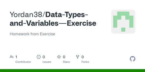 GitHub Yordan38 Data Types And Variables Exercise Homework From Exercise