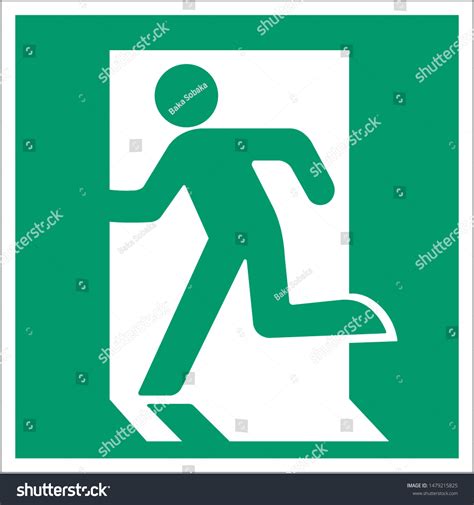 Sign Exit Here Lefthand Illustration Stock Illustration 1479215825 Shutterstock