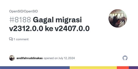 Gagal Migrasi V231200 Ke V240700 · Issue 8188 · Opensidopensid