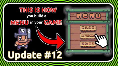 how to create a menu episode 12 platformer tutorial java youtube