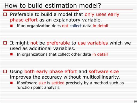 PPT Revisiting Software Development Effort Estimation Based On Early Phase Development