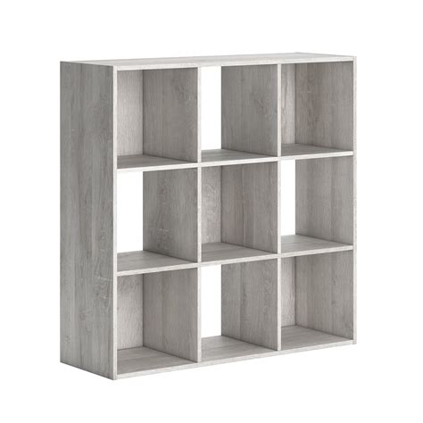 Ashley Signature Design Paxberry Whitewash Nine Cube Home Storage