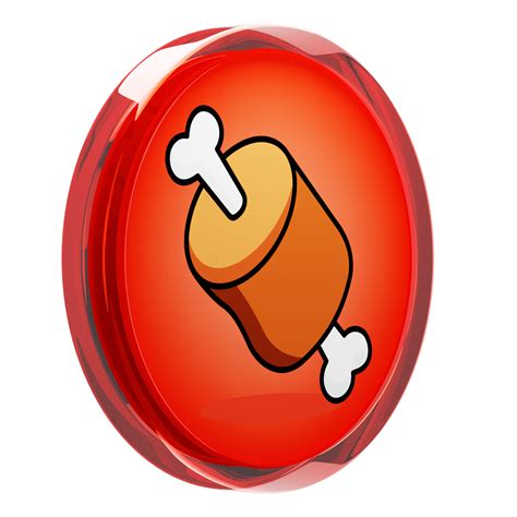 Bone Shibaswap Bone Glass Crypto Coin 3d Illustration 24092730 Png