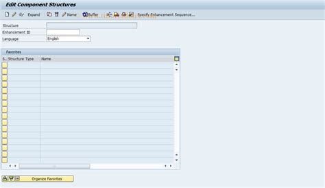sbach04 sap tcode edit component structures transaction code