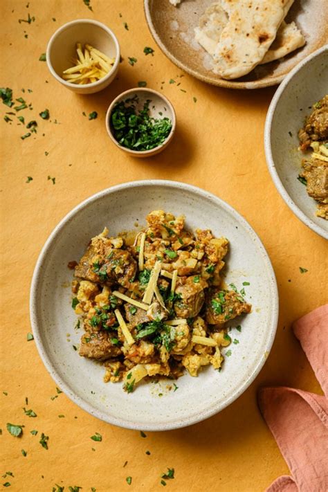 Gobi Gosht Goatlamb And Cauliflower Curry Tea For Turmeric