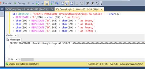 A Syntax Mystery In A Previously Working Procedure Sqlservercentral