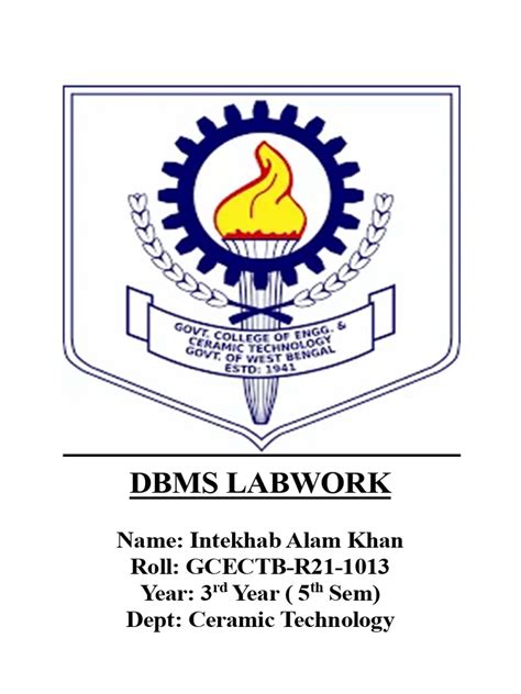 Labwork Dbms Pdf Table Database Computing