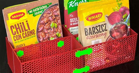 Modular Seasoning Condiment Packet Caddy Organizer By Renba Download
