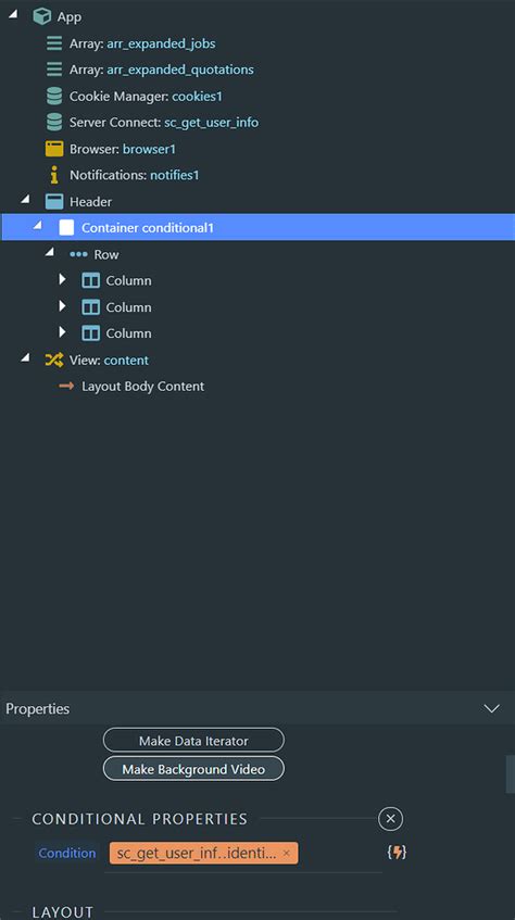 Conditional Region Contents Visible In Source Code Need Help