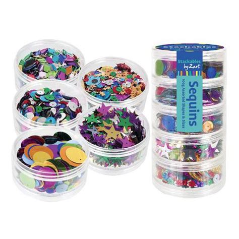Sequins Asst 100g Stackable Impact