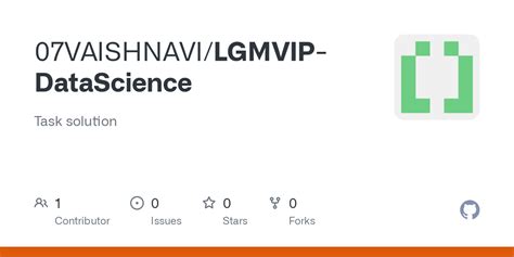 Github Vaishnavi Lgmvip Datascience Task Solution
