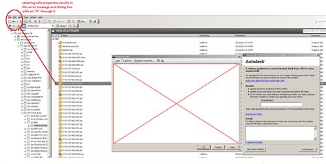 edit properties error vault basic 2013 autodesk community