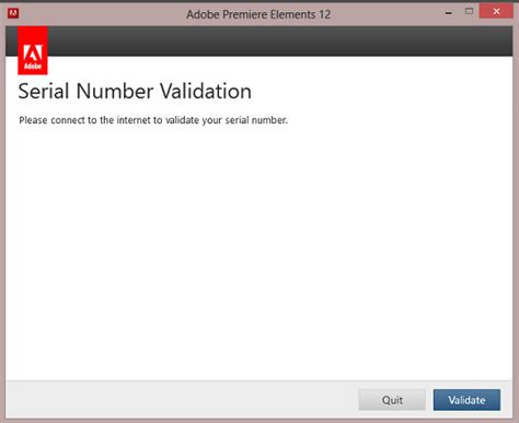 Serial Number Validation Please Connect Tothe Inte Adobe Community
